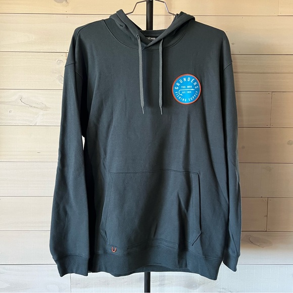 Grundens | Shirts | Mens Grundens Pullover Hoodie With Patch | Poshmark